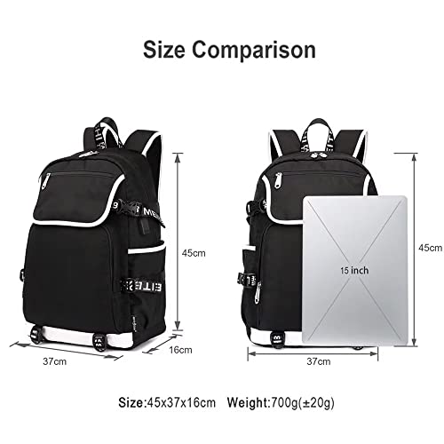 Soccer Player Neymar Individualized Laptop Outdoor Multifunction Backpack Travel Student Daypack Fans Bag For Men Women