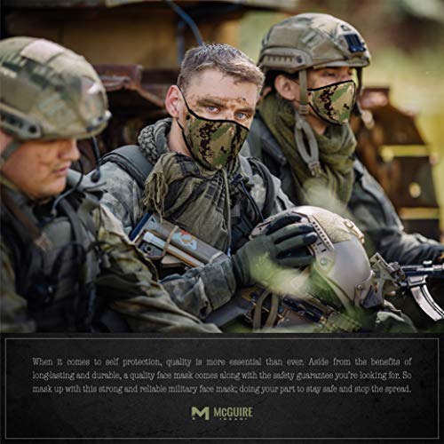 Reusable Washable Military Grade Cotton Blend Cloth Face Cover, Made in USA (AOR-2/NWU-3, 1)