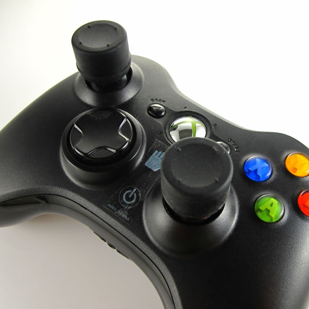 Pandaren Pack of 8 pcs Thumb Grip Thumbstick for PS5, PS2, PS3, PS4 Xbox 360, Wii U Controller (not for Xbox One Controller)