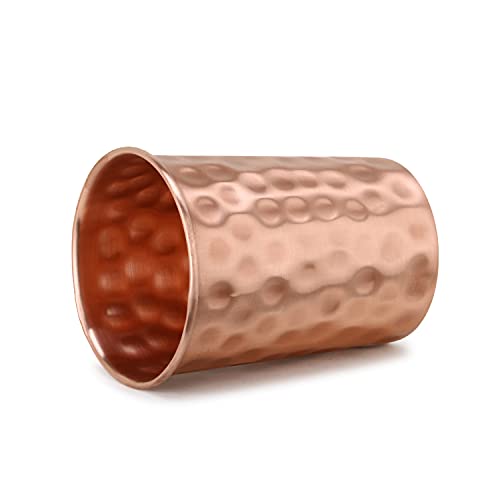 Zap Impex Pure copper hammered glasses moscow mule tumbler (Set of 8)