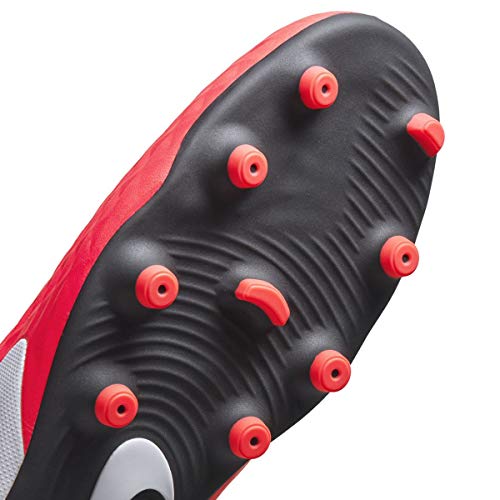 Nike Legend 8 Club Men's Firm Ground Soccer Cleats (Laser Crimson/Black-White, Numeric_8)