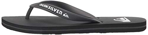 Quiksilver Men's Molokai 3 Point Flip Flop Sandal, Black 1, 10