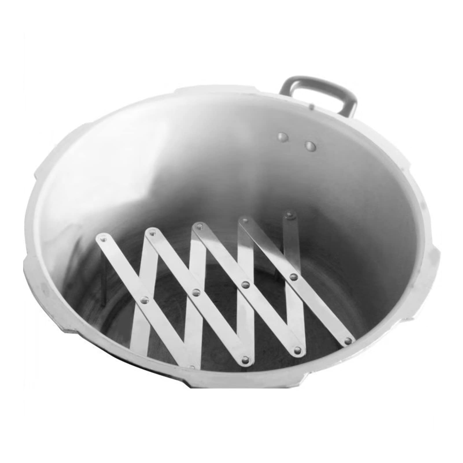 WskLinft Stainless Steel Pot Lid Holder, Multipurpose Storage Rack, Foldable, Adjustable Length, 13cm x 5.7cm x 7.2cm