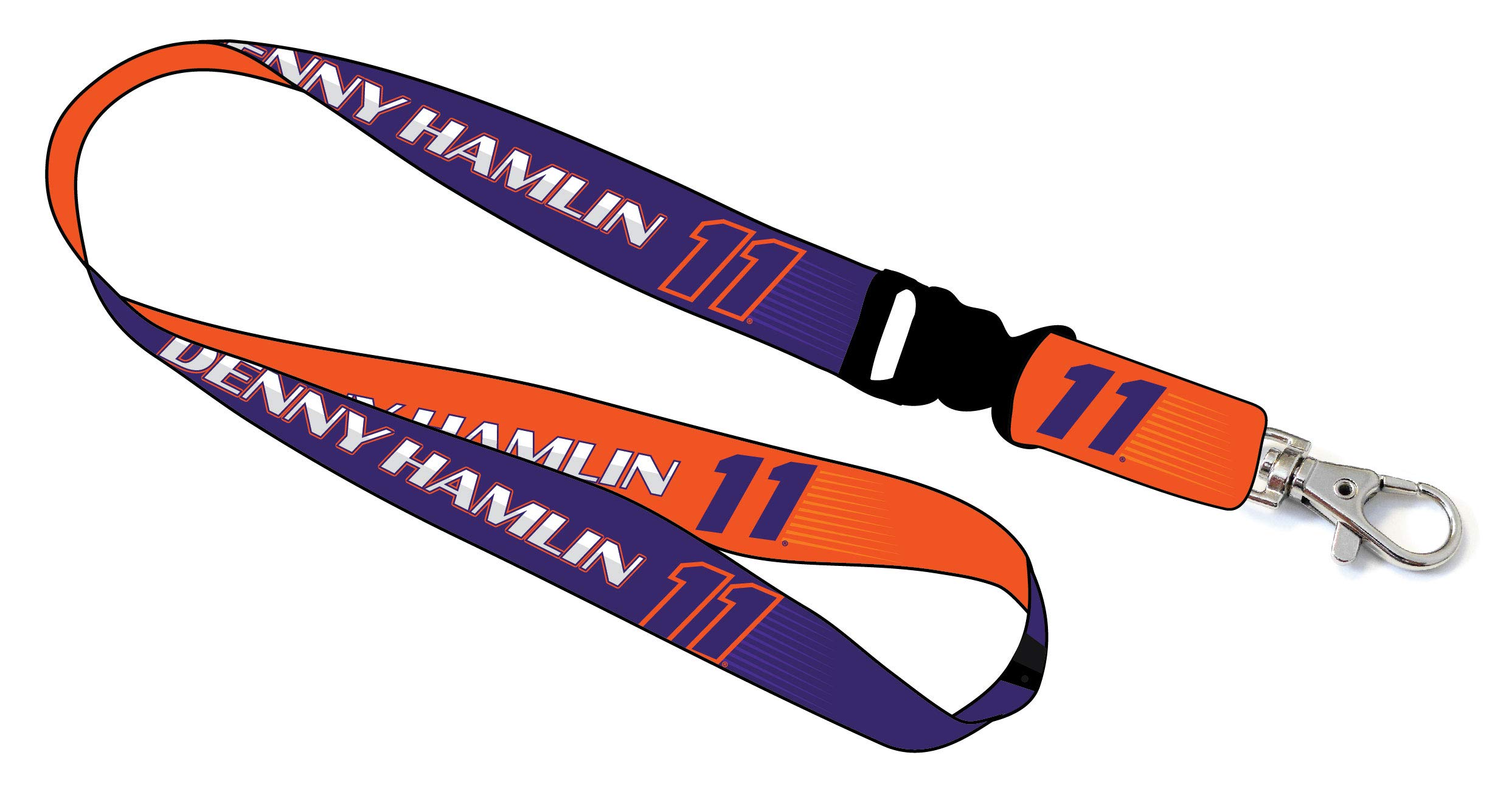 R and R Imports Denny Hamlin 11 NASCAR Cup Series Lanyard New for 2021, Multi