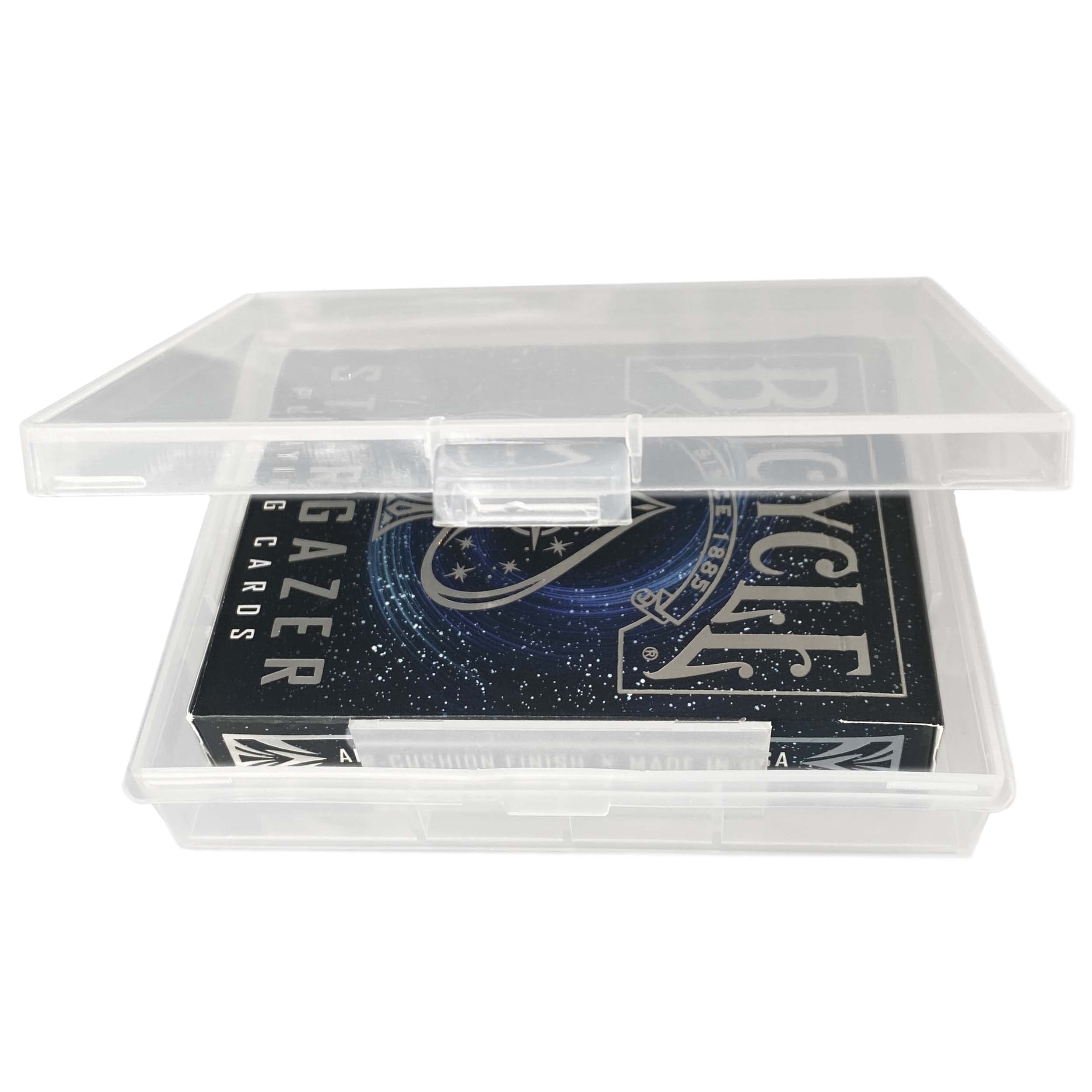 PRODUCT80 BitsBins 10 Pack Playing Card Case with Unique Inner Wall Design, Card Deck Box Fits Sleeved Cards, Game Cases for Standard Playing Cards, Holder for for MTG & Pokemon Cards