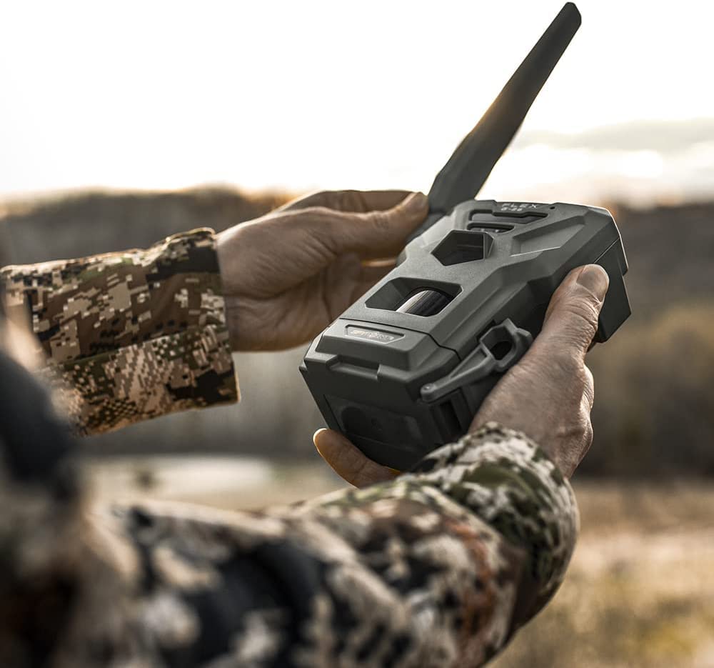 SPYPOINT Flex G-36 Twin Pack Cellular Trail Camera, 36MP Photos and 1080p Videos with Sound, GPS Enabled, Dual-Sim LTE Connectivity, 100' Flash & Detection Range + Two 32GB Micro SD Cards