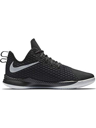 Nike Men's Lebron Witness III Basketball Shoe Black/White/Cool Grey Size 13 M US