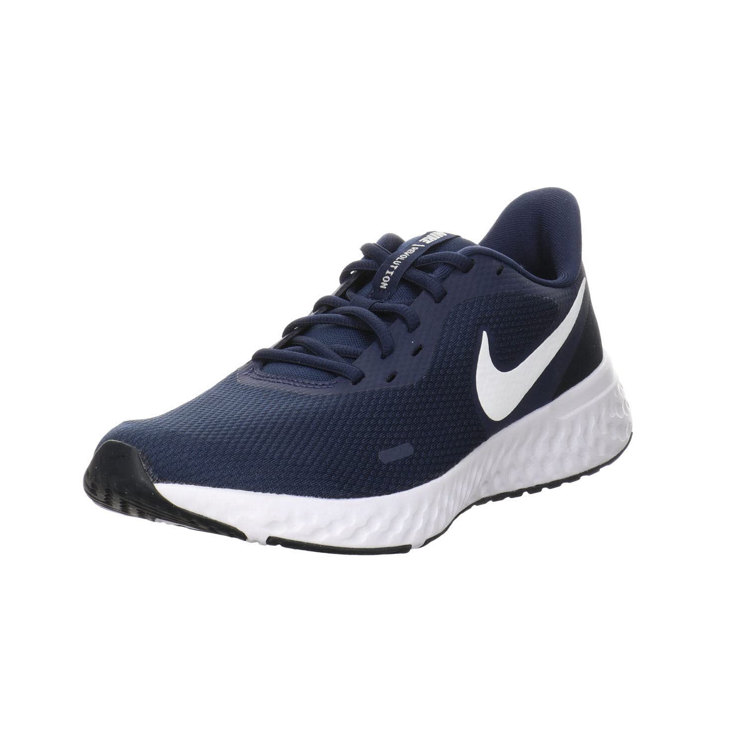 Nike Men's Revolution 5 Running Shoe, Midnight Navy/White-Dark Obsidian, 12 Regular US