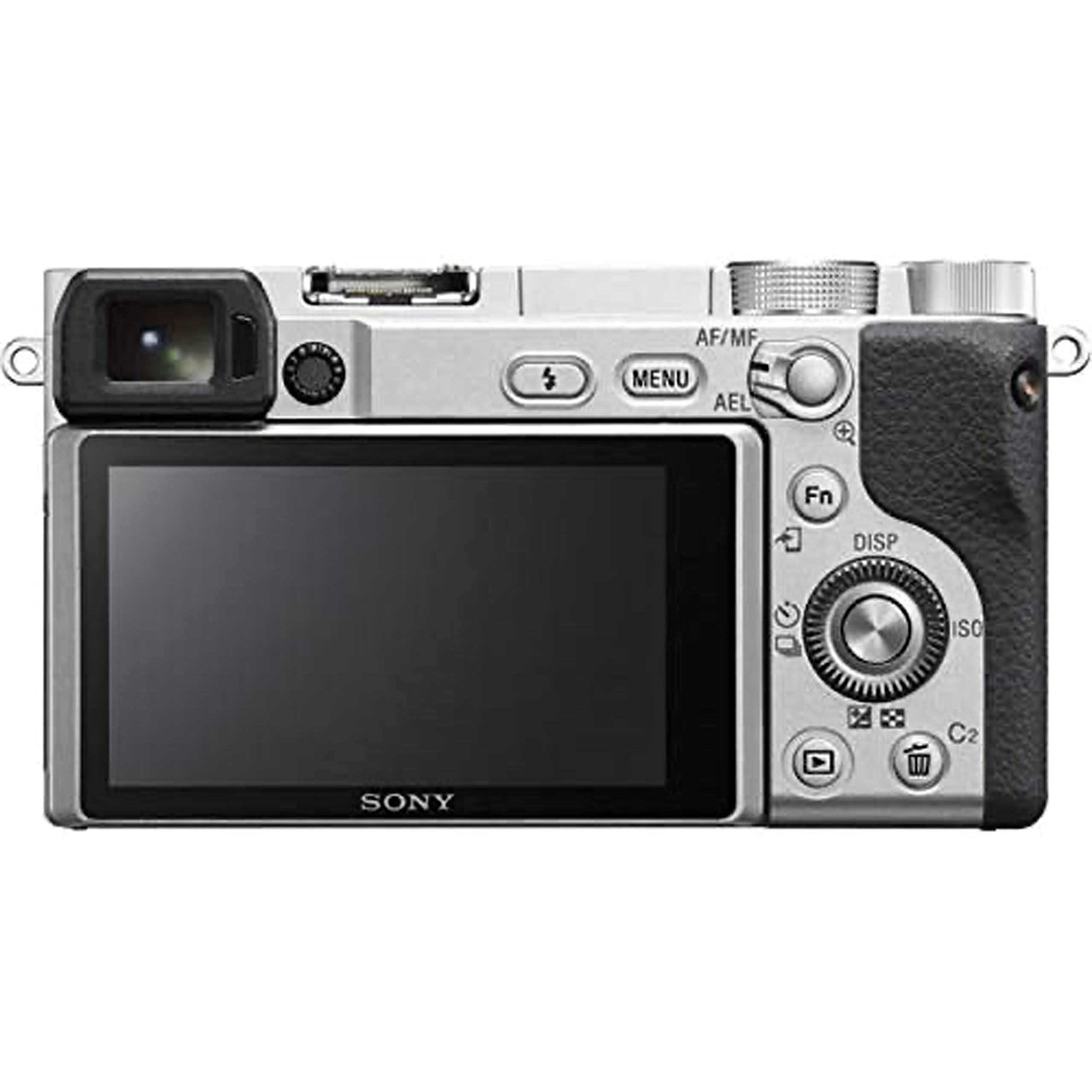 Sony a6400 Mirrorless Camera (Silver) + Sony E PZ 16-50mm f/3.5-5.6 OSS Lens + Sony E 55-210mm f/4.5-6.3 OSS Lens + 2X 64GB Memory + Case + Tripod & More (20pc Bundle)