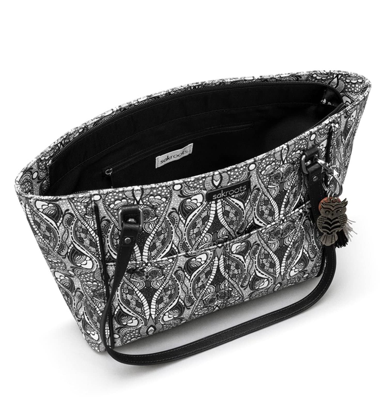 Sakroots Metro Tote, Black White Soulful Desert 1