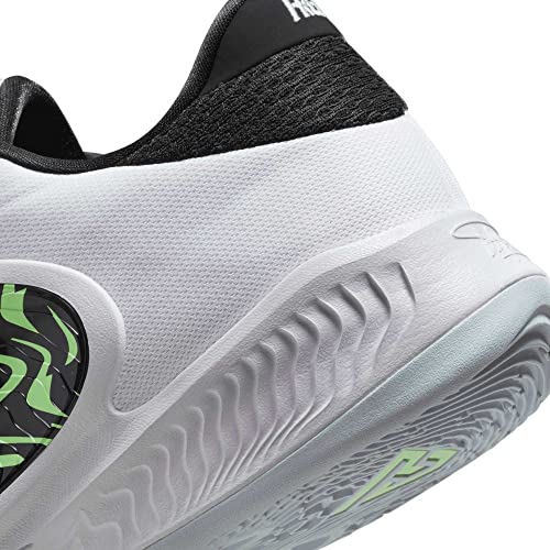 Nike Men's Zoom Freak 4 Basketball Shoes, White/Black Barely Volt, 10