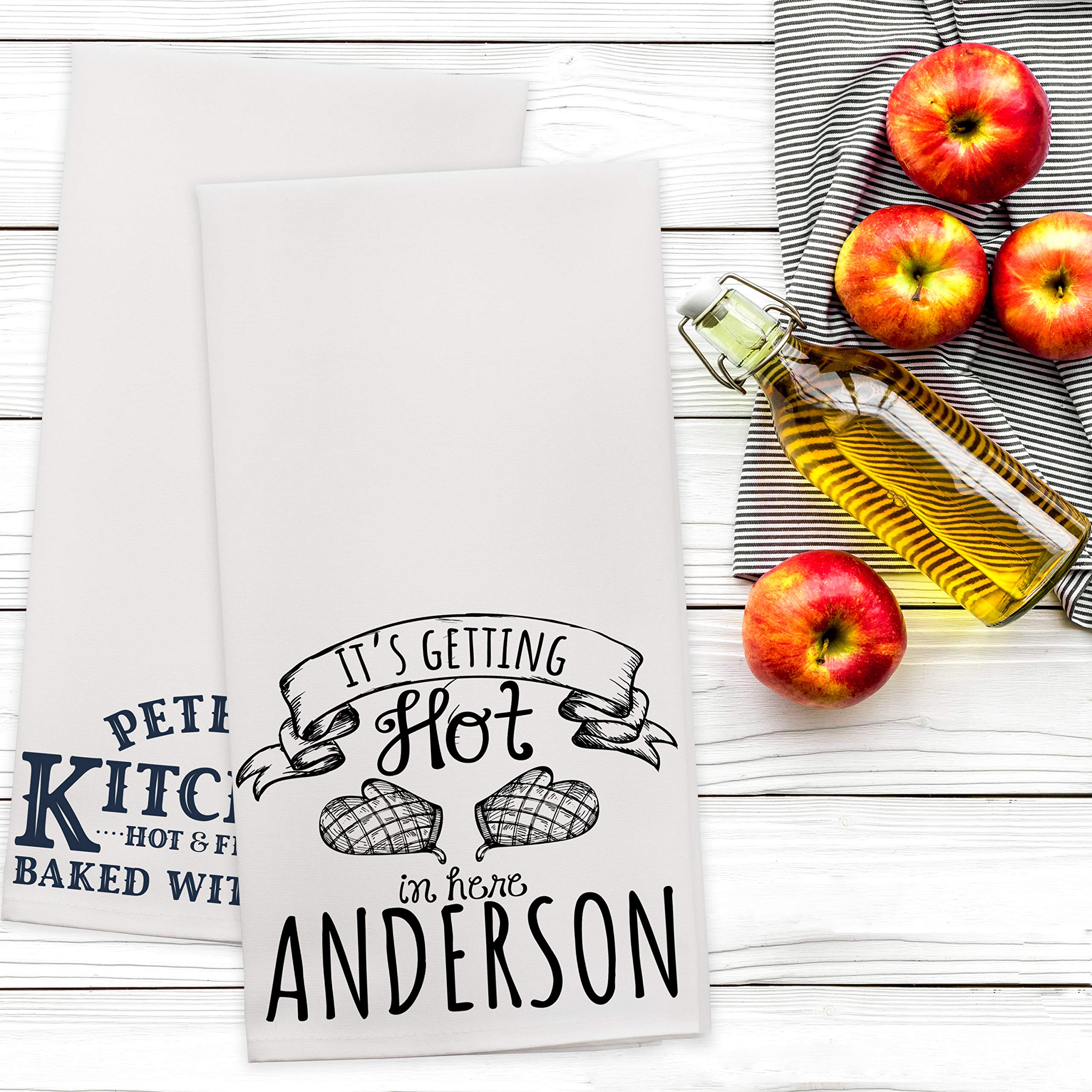 Zexpa Apparel Customized Tea Towel for Mother's Day Personalized Kitchen Dish Cloth for Mom