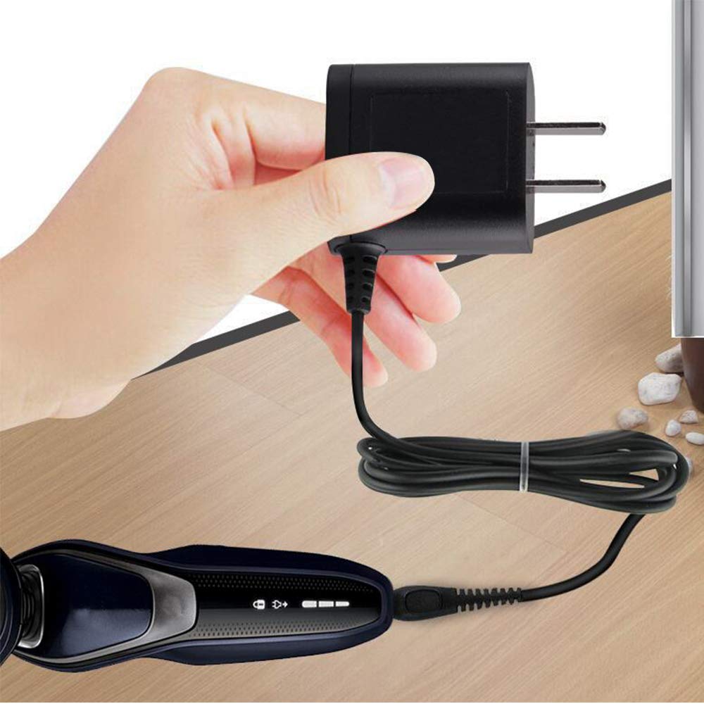Replacement Power Supply Charger Adapter Cord Compatible with Shaver Charger HQ8505 7000 5000 3000 Series Electric Shaver Razor, Aquatec, Arcitec, Multigroom Beard Trimmer