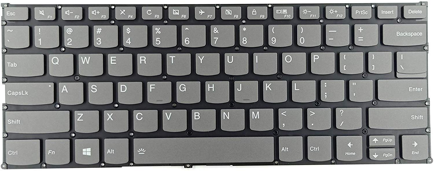 Replacement with Backlit Keyboard Compatible with Lenovo Yoga 730-13IKB 730-13IWL 730-15IKB 730-15IWL, Flex 6-14ARR Flex 6-14IKB Series Laptop US Layout