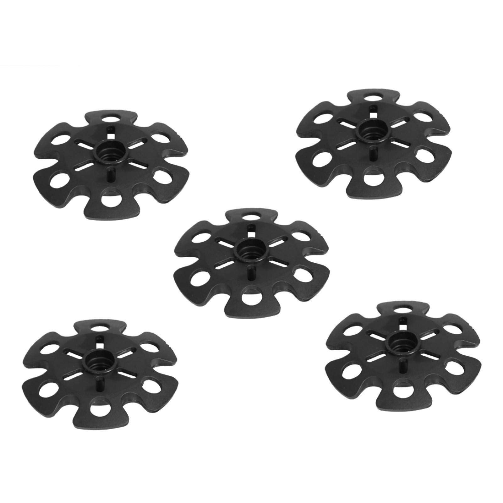 RiToEasysports Ski Pole Baskets, Trekking Pole Basket, 5PCS/Bag Trekking Pole Basket Snow Mud Ski Basket Walking Hiking Stick Replacement,