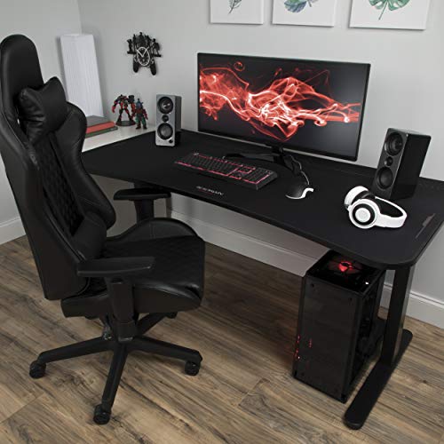RESPAWN RSP-1063 Table Mouse Pad, Gaming Computer Desk, 63 in, Black