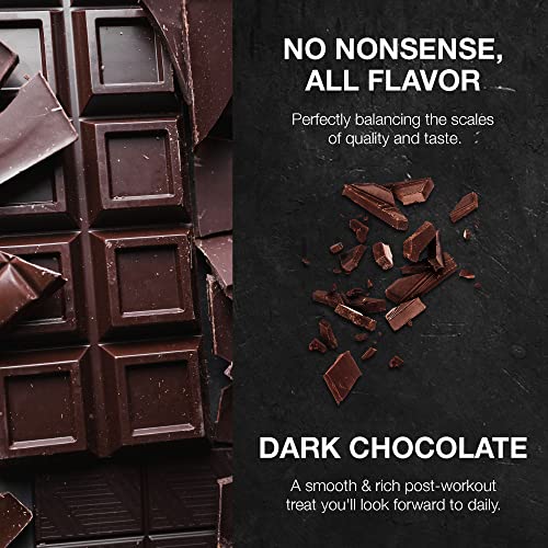 RAW Whey Isolate Protein Powder, Dark Chocolate - 100% Grass-Fed Sports Nutrition Protein Powder for Muscle Growth & Recovery - Low-Fat, Low Carb, Naturally Flavored & Sweetened - 25 Servings