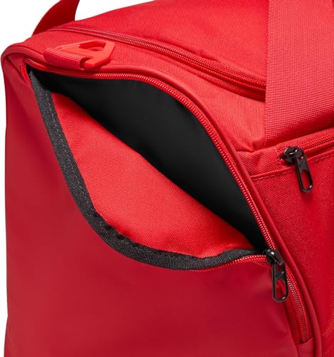 NIKE Unisex's Academy Team-Sp21 Sports Bag, University Red/Black/White, One Size