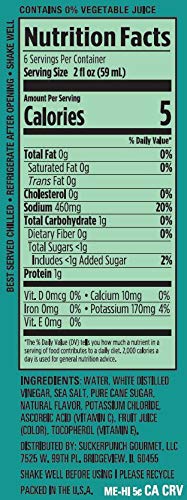 SuckerPunch Pickle Juice, NON-HYDRATION VERSION, Cocktail Mixer 12oz (12-Pack)