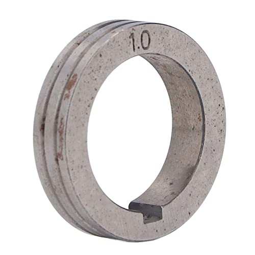 Welder Drives Roll, 5Pcs Stable Feeding High Accuracy Welders Wire Feed Roller 1.0β1.2mm Grooves Bearing Steel Wear Resistant for Welding Components