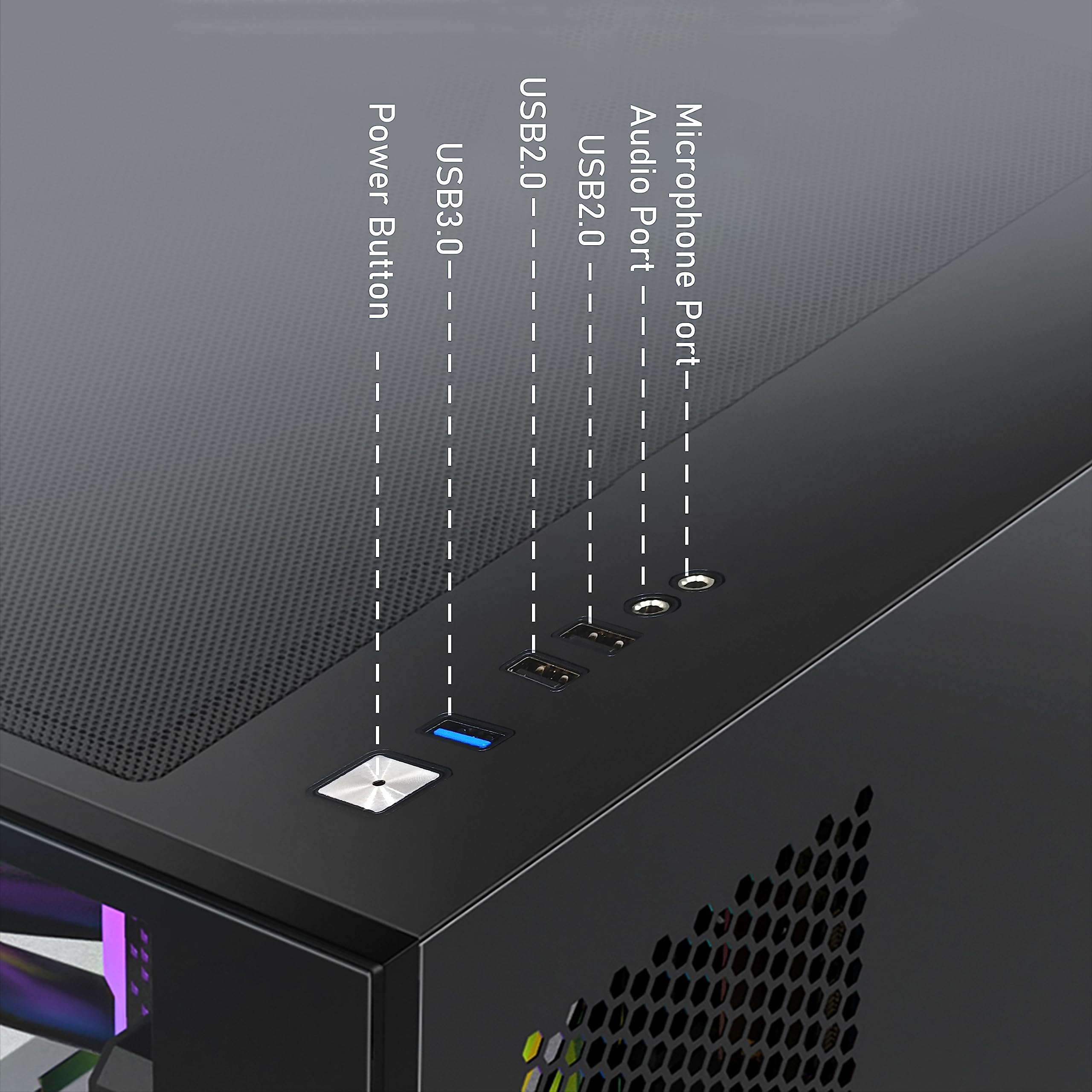 STGAubron Gaming Desktop PC,Intel Core i7-11700KF up to 5.0G,32G DDR4,2T SSD,GeForce RTX 3070 8G GDDR6,600M WiFi,BT 5.0,RGB Fan x 9,RGB Keyboard&Mouse,RGB Mouse Pad,W11H64