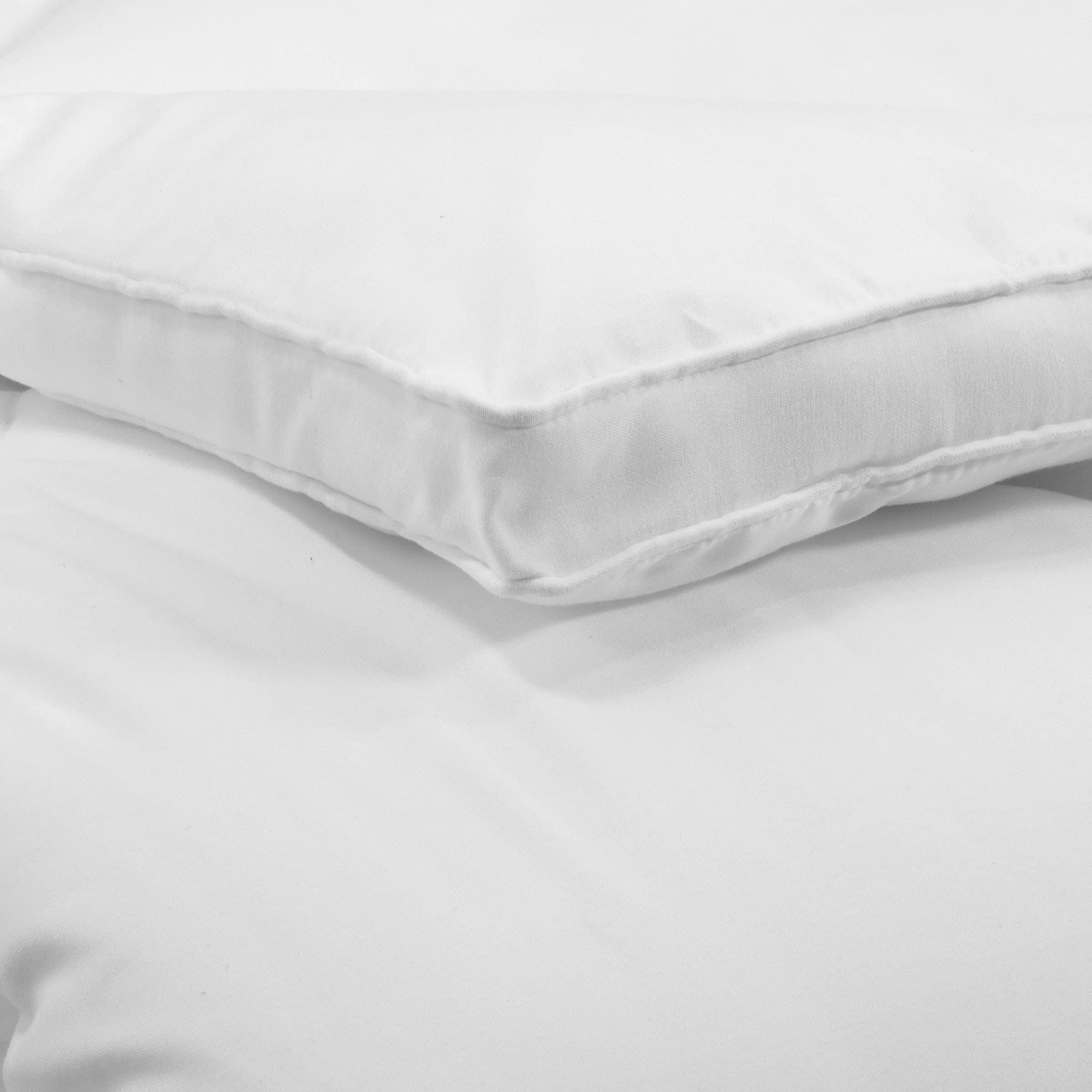 Serta Air Dry Year Round Quilt-Stitched Microfiber Fill Down Alternative Comforter, Twin, White
