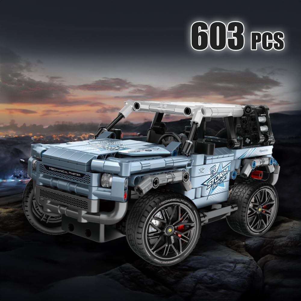 RiceBlock Ford Raptor RC Block Set with Handheld Controller, Speed and Sports Car for Boys Aged 8-12 Years, 443 Pieces.…