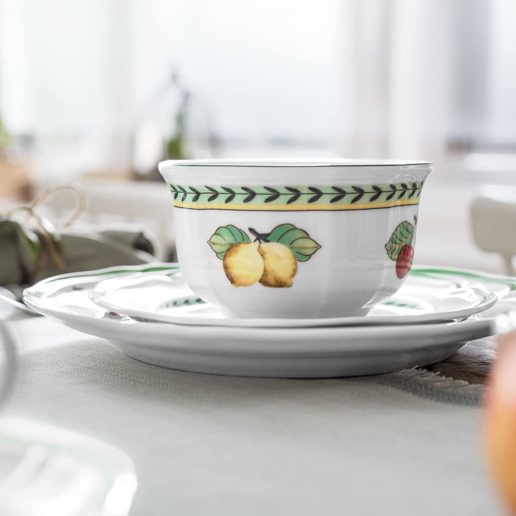 Villeroy & Boch French Garden Fleurence 4in Bowl, 20 oz, Premium Porcelain, White/Colored