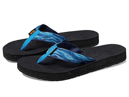 Teva Women's Reflip Sandal, Waves Blue, 9