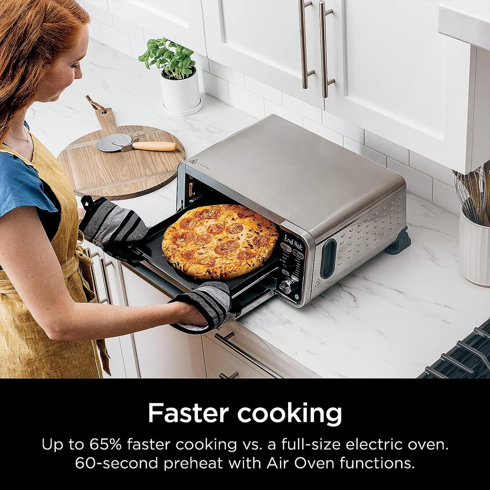 Ninja SP301 Foodi 13-in-1 Dual Heat Air Fry Oven 1800 Watts (Renewed)