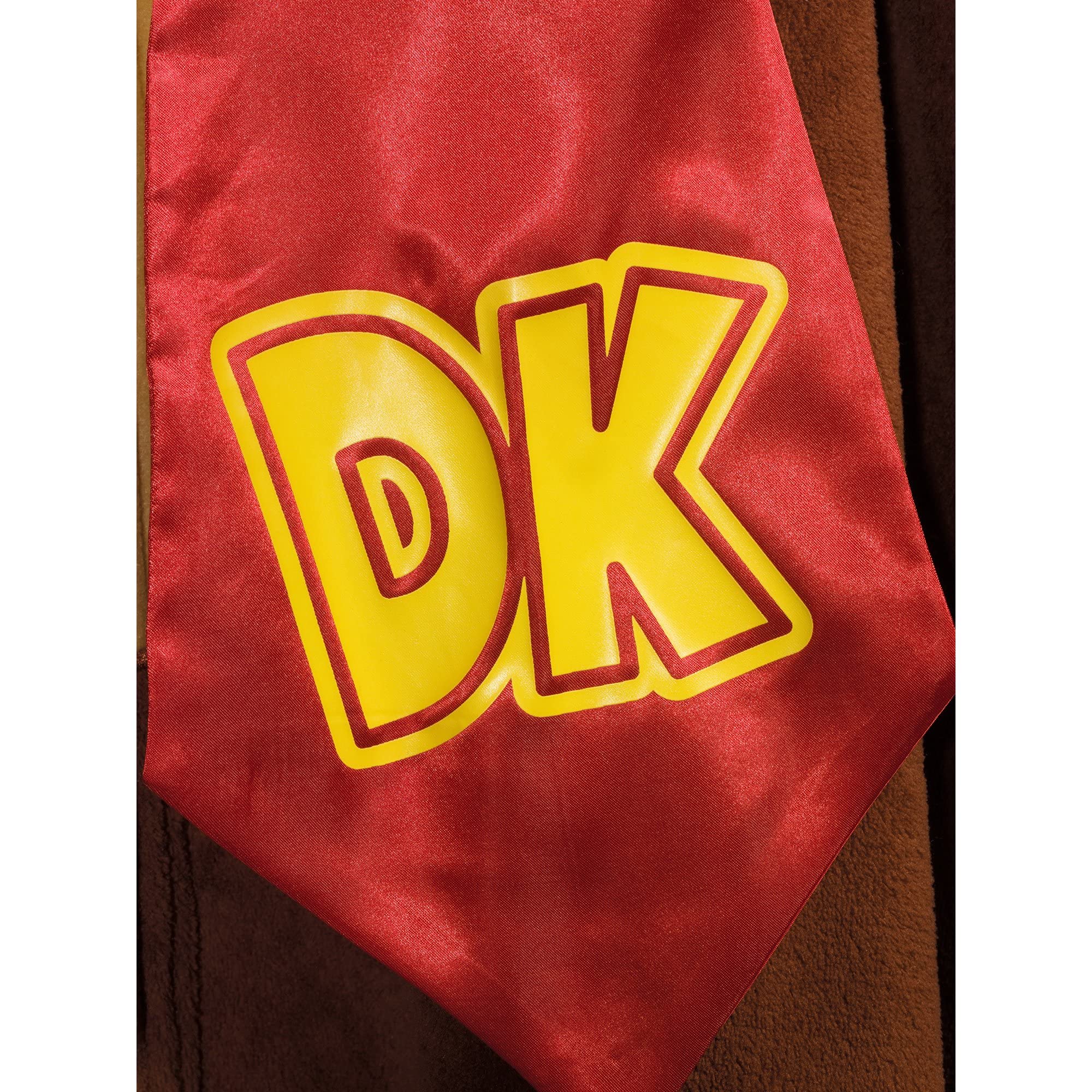 Nintendo Men's Plush Fleece Donkey Kong One Piece Kigurumi Union Suit Pajama, Medium Brown