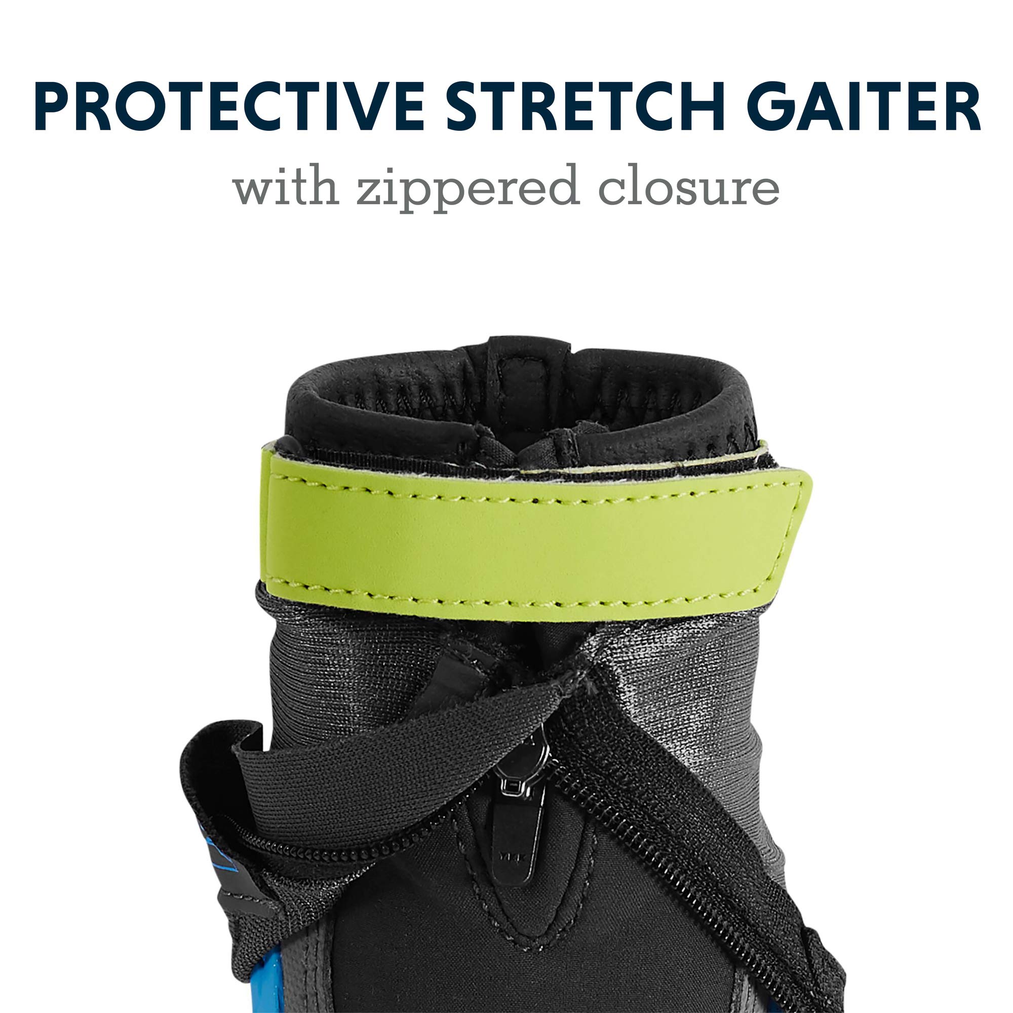 Ruffwear, Polar Trex Waterproof Winter Dog Boots with Rubber Soles for Cold Weather, Obsidian Black, 2.25 in (2 Boots)