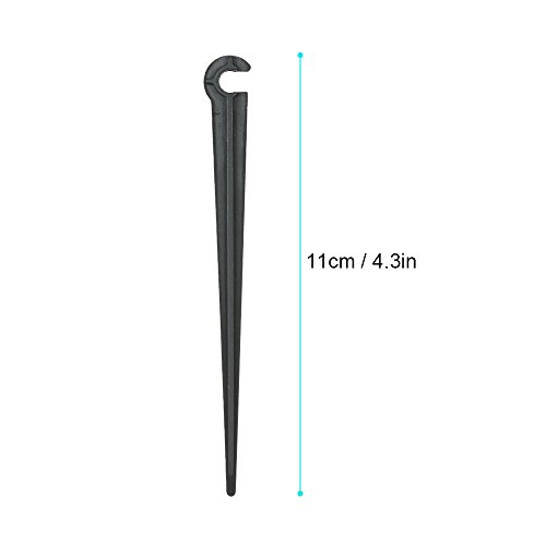 Ritioner Set of 100 Drip Emitters Perfect Tube, Adjustable 360 Degree Water Flow Drip Irrigation System for Watering System.