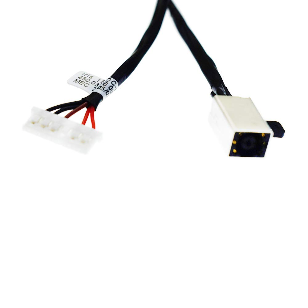 Sicastar DC_in Power Jack with Cable Connector for Dell Inspiron 15 3000 3551 3552 3558 3559 3583 3458 Series Laptop 450.030060001