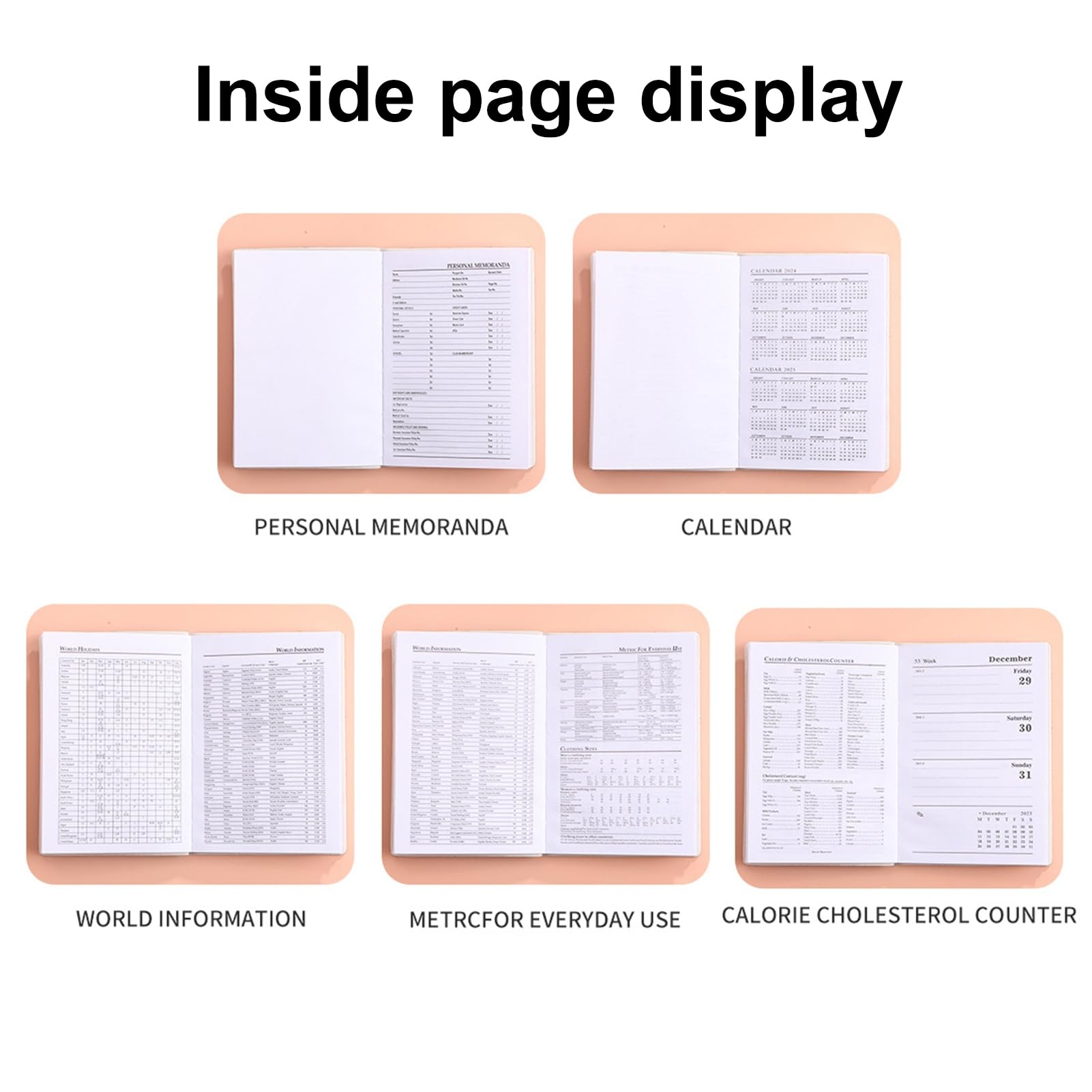 Saterkali 2024 Planner - A7 English Planner A6 Dazzling Color Imitation Leather Hardcover 180 Pages Inkproof Paper Mini Diary Notebook Student Supplies Green