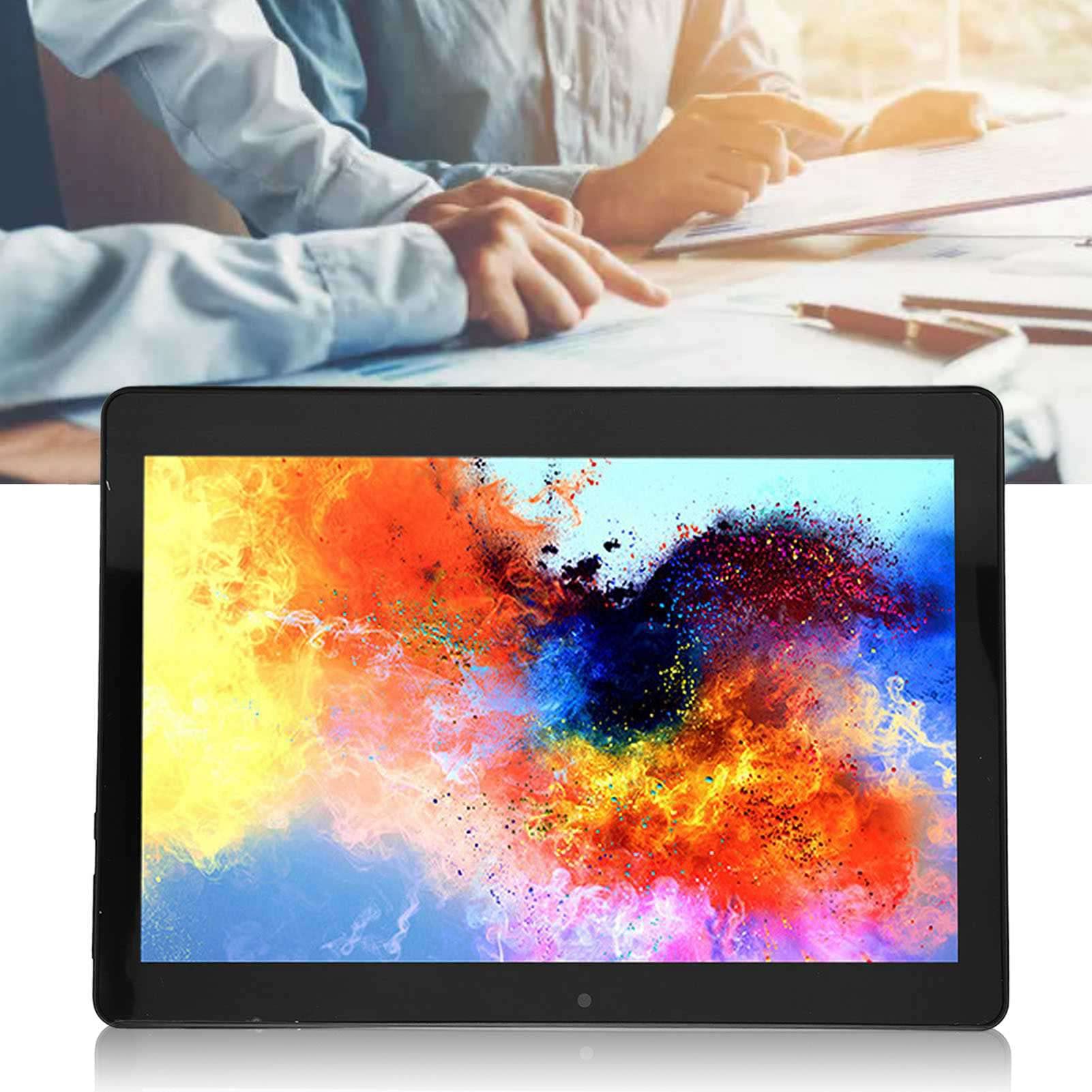 Tablets 10in HD Tablet Dual Cards Dual Standby 2GB 32GB 1960x1080 IPS Calling Tablet Dual Camera Octa Core for Android 11 100‑240V US Plug
