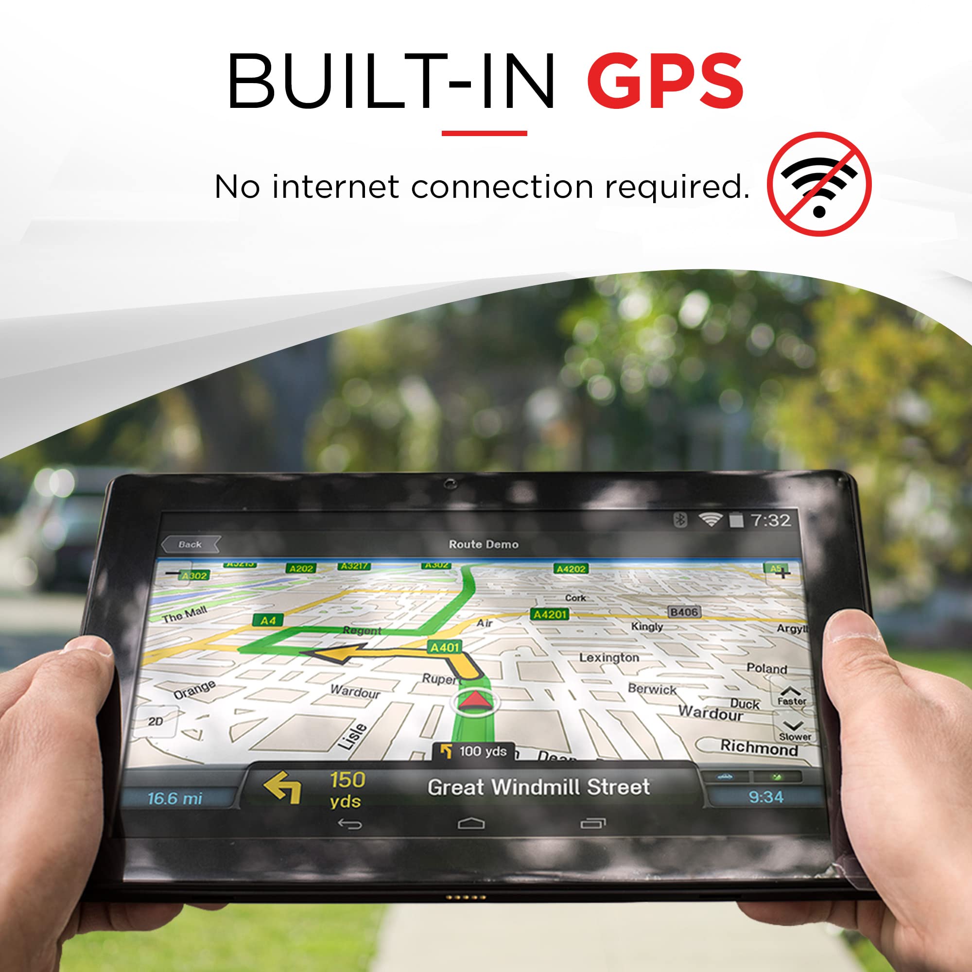 Simbans [3 Bonus Item] TangoTab 10 Inch Tablet 4 GB RAM, 64 GB Disk, Android 10, Mini-HDMI, Micro-USB, USB-A, Inbuilt GPS, Dual WiFi, Bluetooth, IPS Screen, Dual Camera Computer PC - TCX