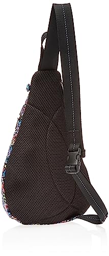 Sakroots Women's Go Sling Backpack in Nylon Eco Twill, Pink Mojave Canyon, One Size