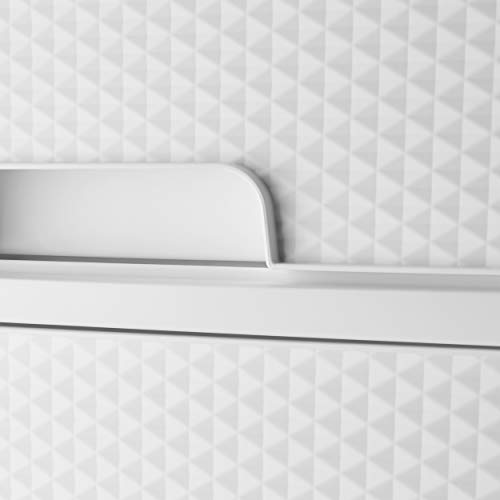 Starplast Rolling 3 Drawer Diamond Storage Cart,, Arctic White