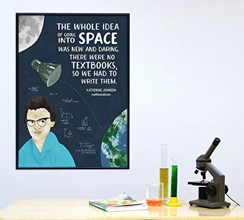 STEM Scientists and Mathematicians Inspirational Quote 8 Poster Set. Fine Art Paper, Laminated, or Framed. Multiple Sizes Available for Home, Office, or School.