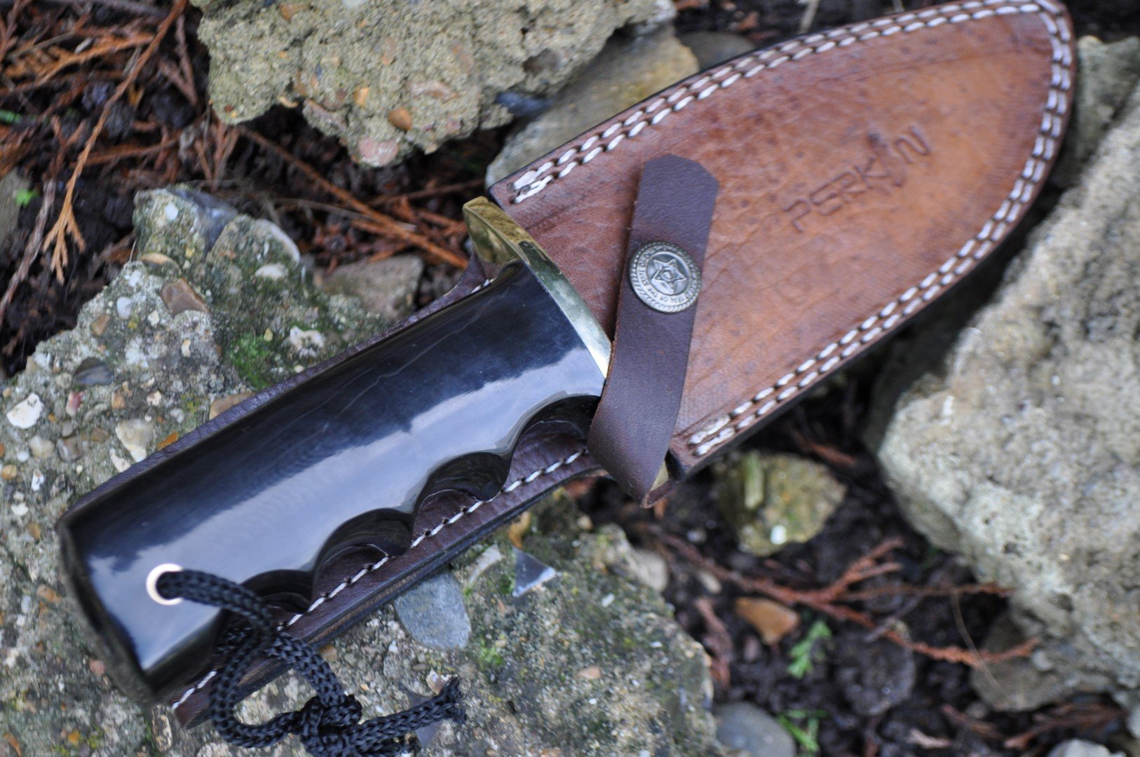 Perkin Knives - Handmade Hunting Knife - Beautiful Camping Knife - 440c Steel
