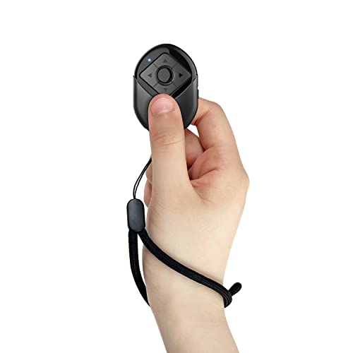 TIK TOK Bluetooth Remote Control,Kindle App Bluetooth Scrolling Page Turner for iPhone iPad Android, Camera Shutter Remote Control, 6 Buttons Support Tiktok Video Recording/Play/Pause/Give a Like