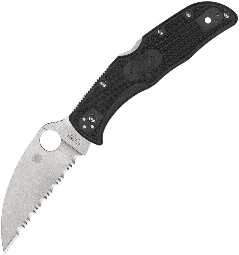 PIÑATAS OLE Endela Pocket Knife Lockback Black FRN Folding VG-10 243FSWCBK 716104016563