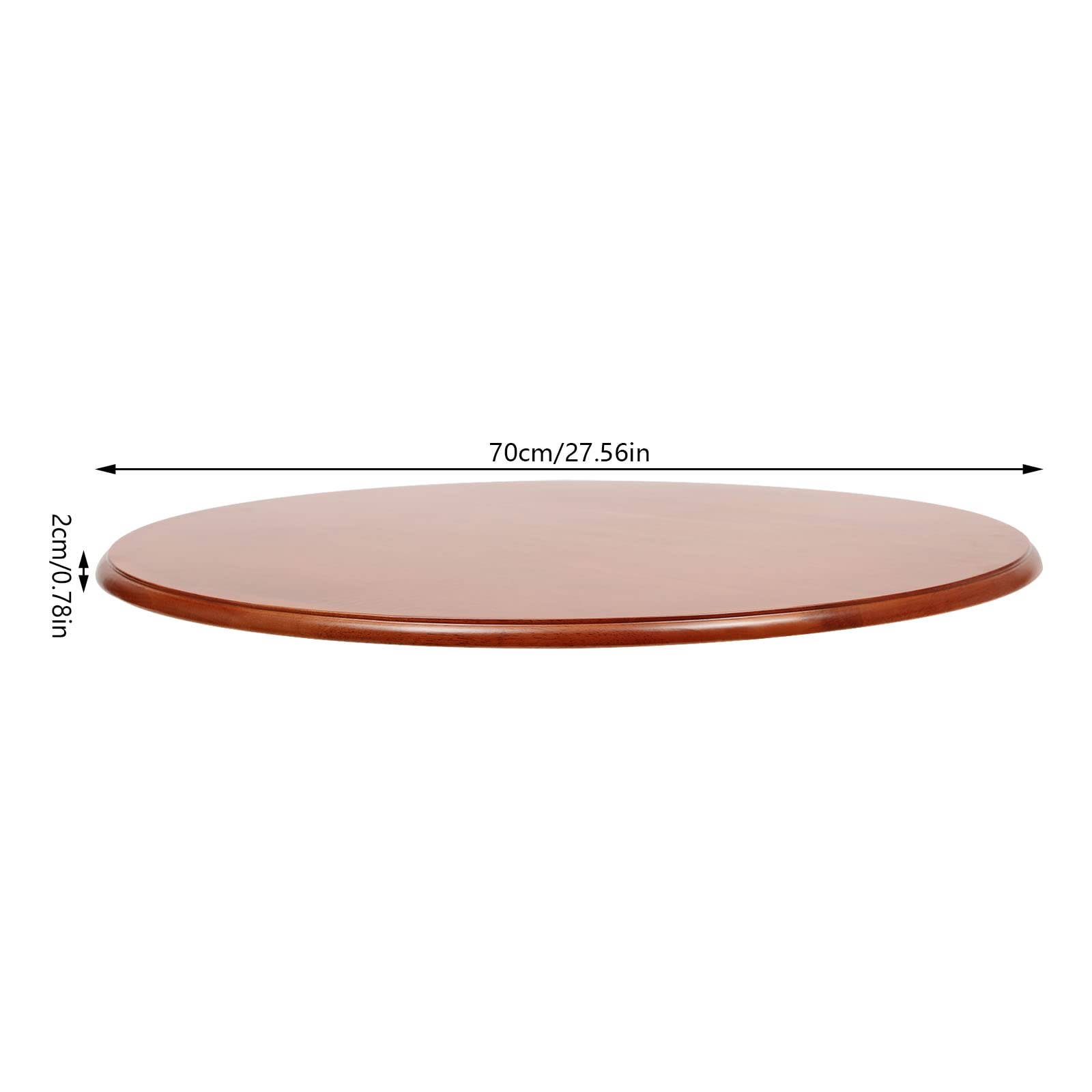 Turntable Kitchen Cabinet Organizers, 27.56 Inch Wood Turntable Organizer for Pantry Table Countertop Bathroom Organization and Storage, Large Rotating Storage Tray,Countertop Table Bearing Plate