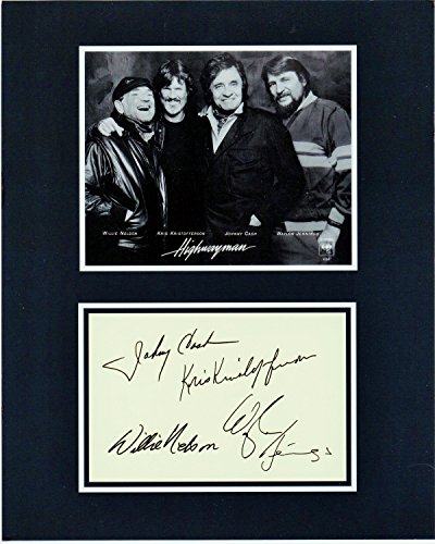 The Highwaymen, 8 X 10 Autograph Photo on Glossy Photo Paper