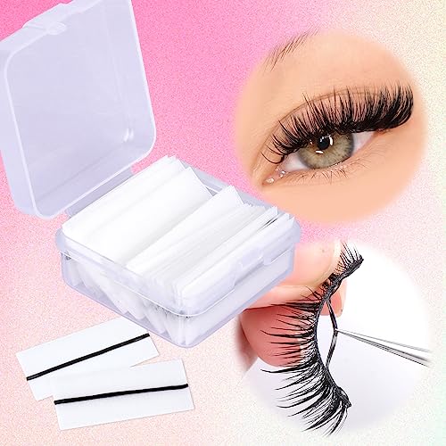 Self Adhesive Lashes Strip Black Cluster Lashes Fluffy Mink Lashes Wispy Eyelashes Waterproof Long Lasting Glue Strip False Eyelashes Replace of Glue Instantly Application by GVEFETIEE