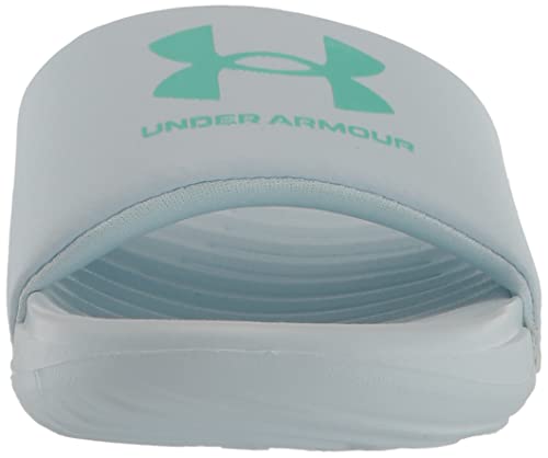 Under Armour Girls' Ansa Fixed Strap, (401) Halogen Blue/Halogen Blue/Green Breeze, 3, US