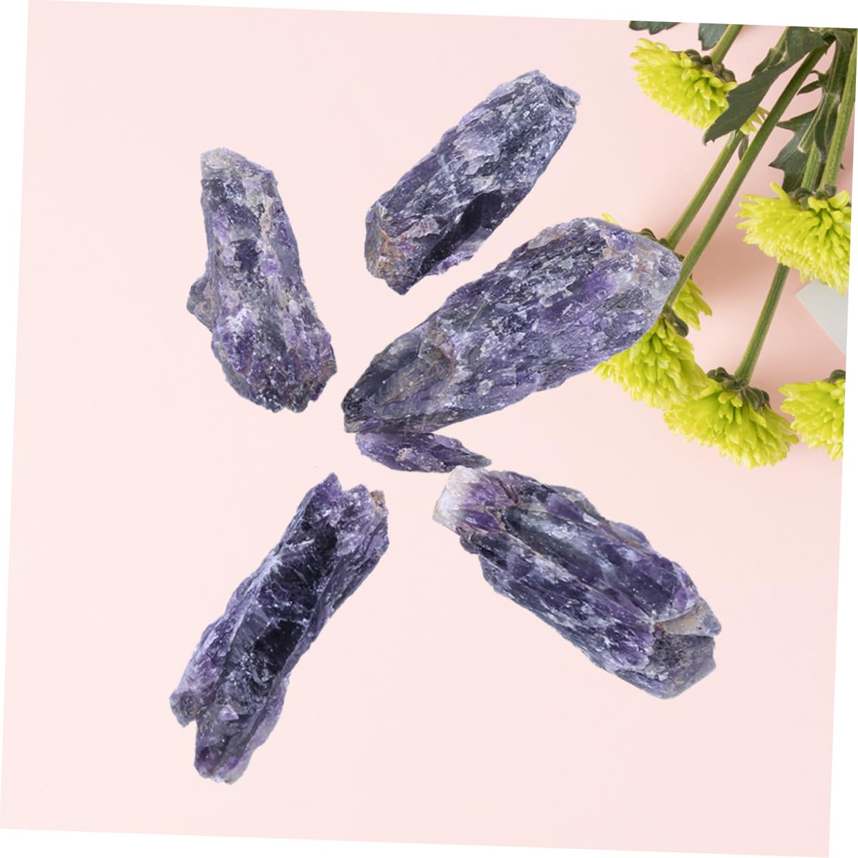 POPETPOP Purple Crystal Decoration Aquarium Gravel Ornaments Gravel Stone Amethyst Accessories