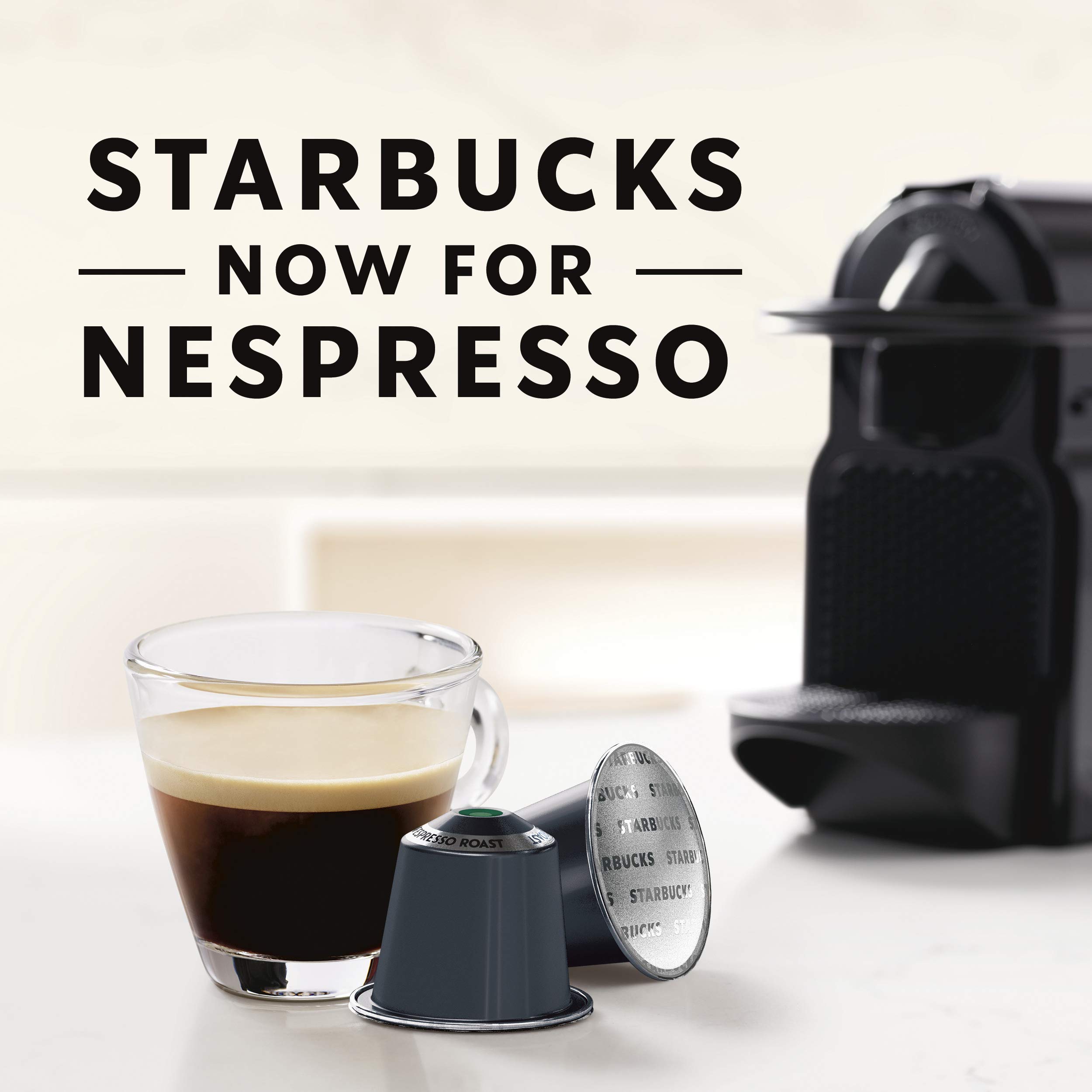 Starbucks by Nespresso Dark Roast Espresso (50-count) and Starbucks by Nespresso Medium Roast Pike Place Roast Coffee (50-count) Nespresso Capsules