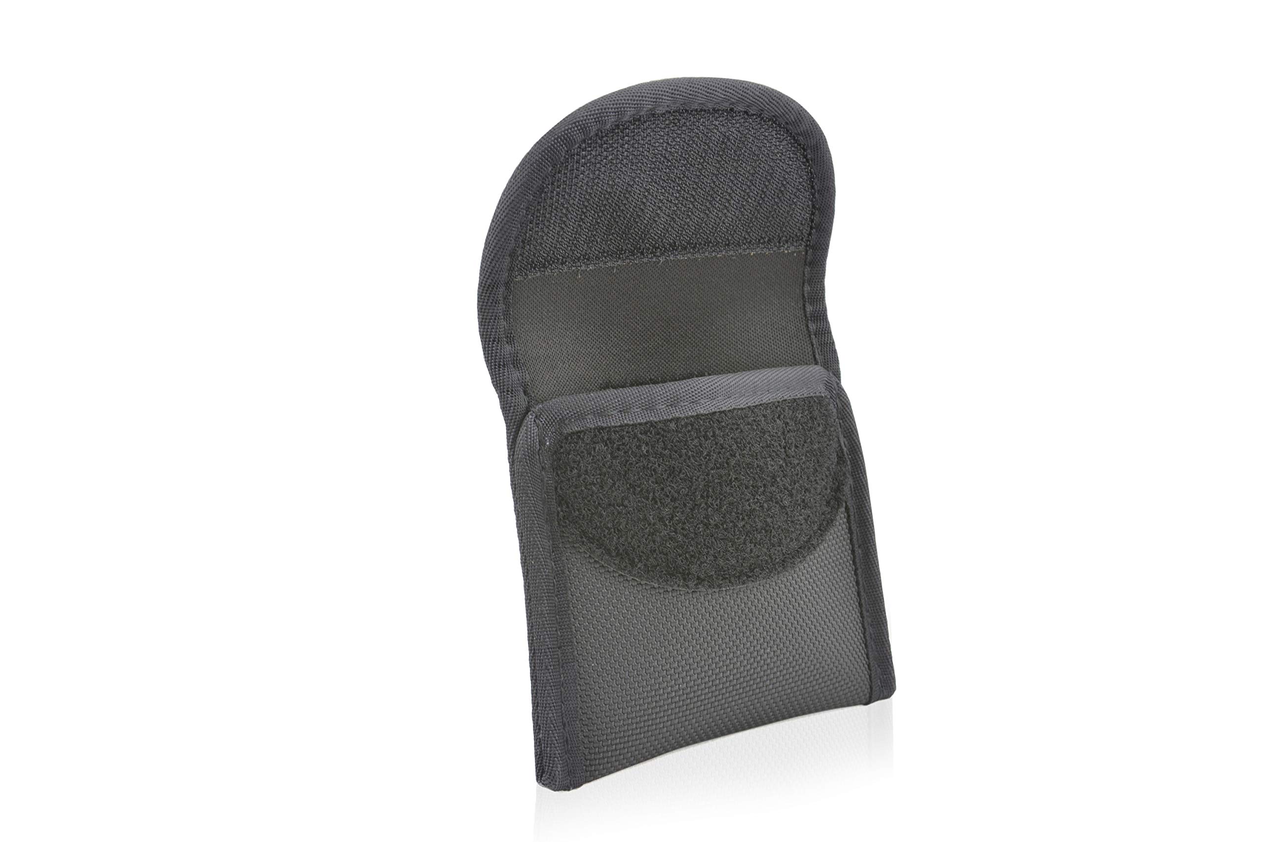 TECH118 Latex Glove Pouch -For First Responders -Police, Fire, EMS, Security, Black, Standard